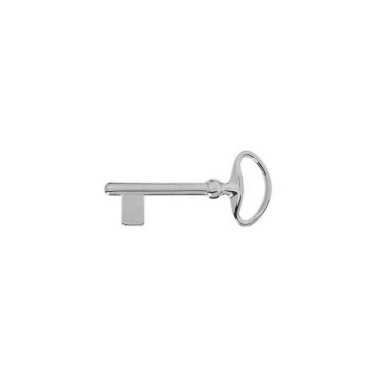 Key - Chrome plated brass - 75 mm - XX Century Style - Model C54500 ...