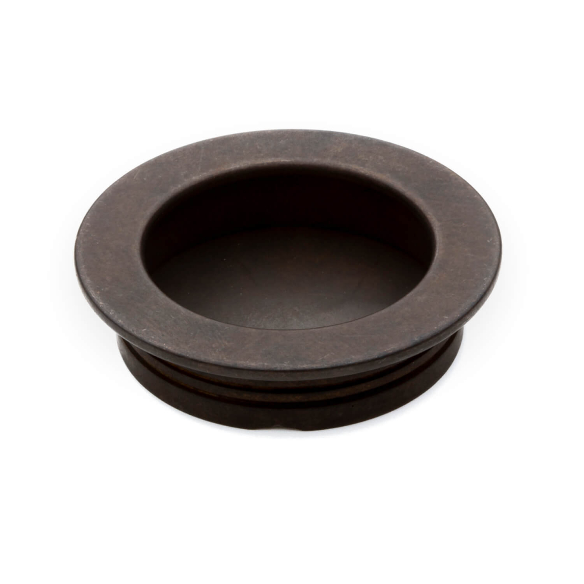 Flush handle - Browned brass - Model 595 - 48x40x10 mm - Flush pull ...