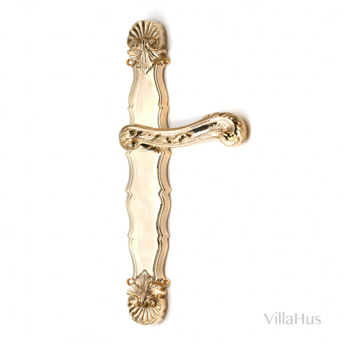 Door handle interior - Brass, Back plate - Italian Baroque - model ...