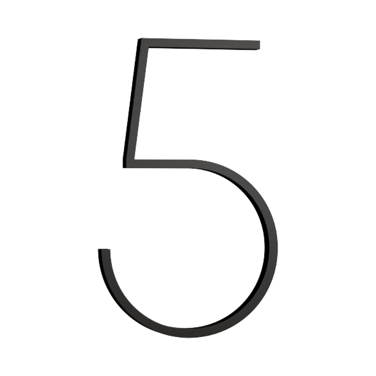 Habo Selection house number 5 - Black - Model Contemporary - 184 mm ...