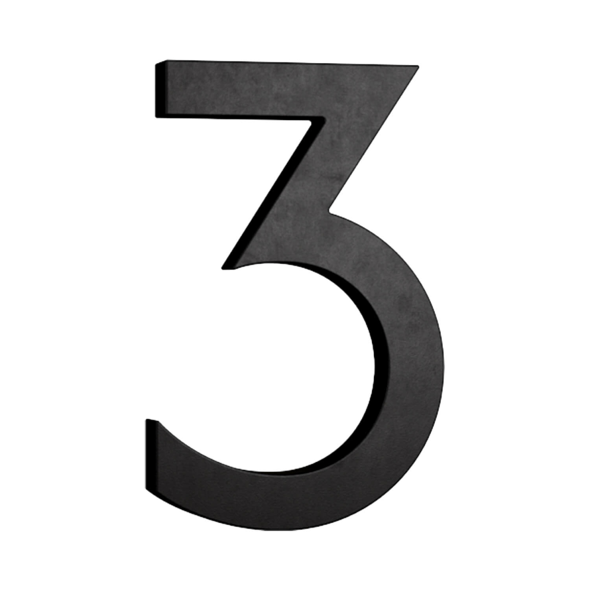 Habo Selection house number 3 - Black - Model Modern - 184 mm - House ...