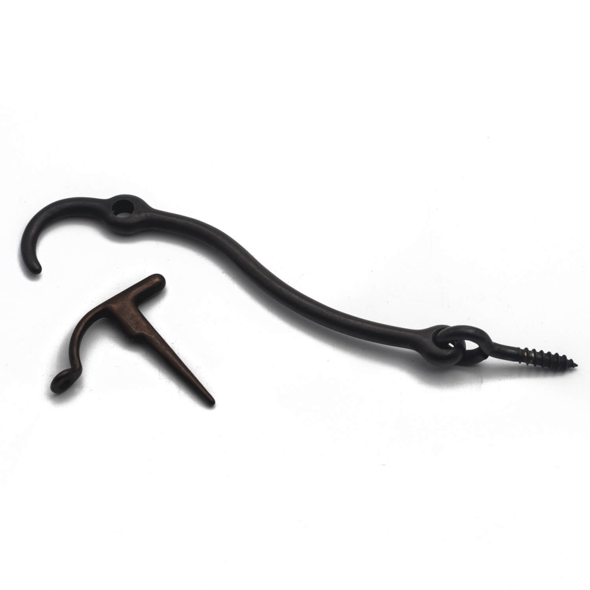 Storm hook - Browned brass - Model 300 - Window fittings - VillaHus