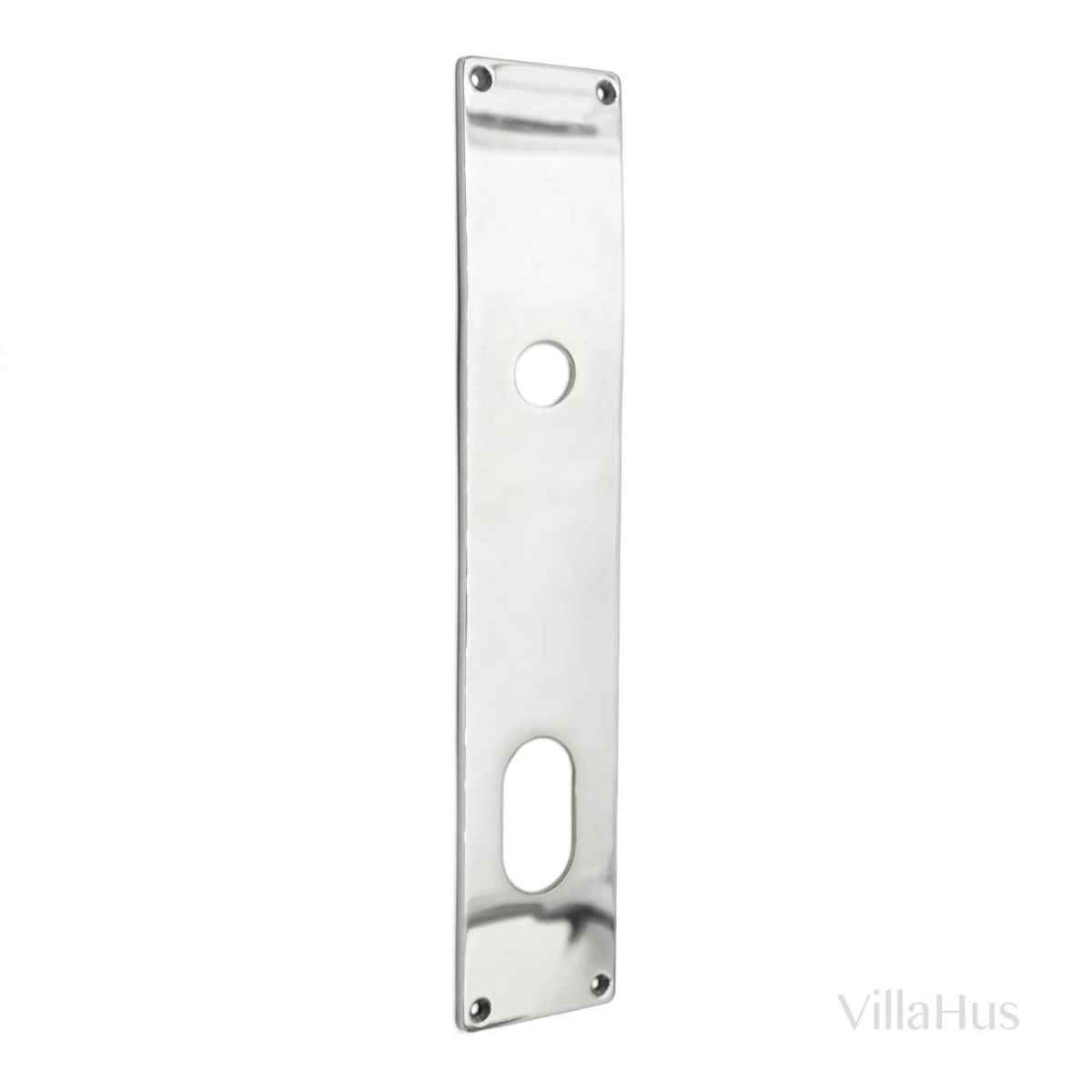 Backplate with ASSA cylinder hole - Polished nickel - Model ESKAN ...
