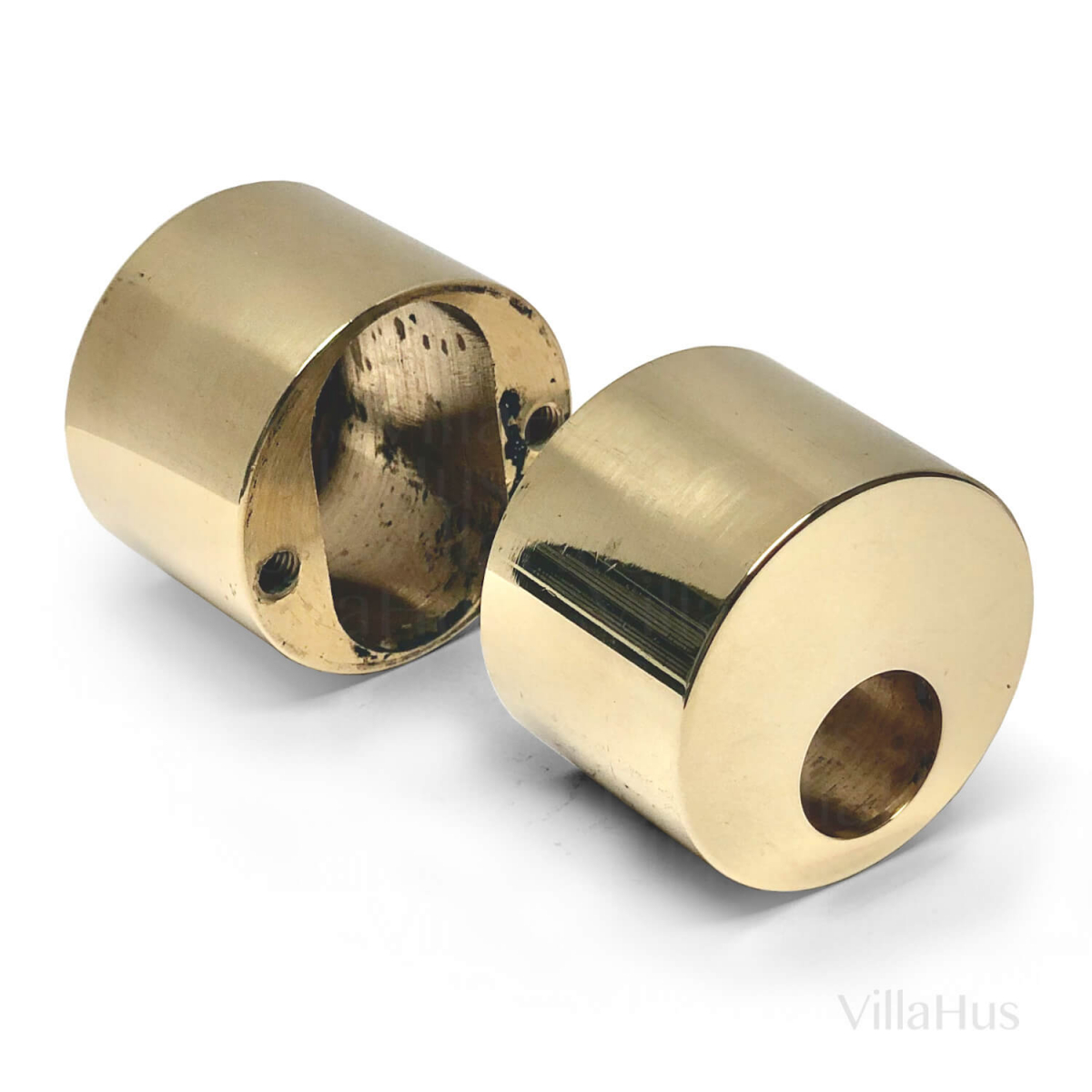 Dobbelt cylinderkop - Messing - Uden lås - Cylinder afdækningskop ...