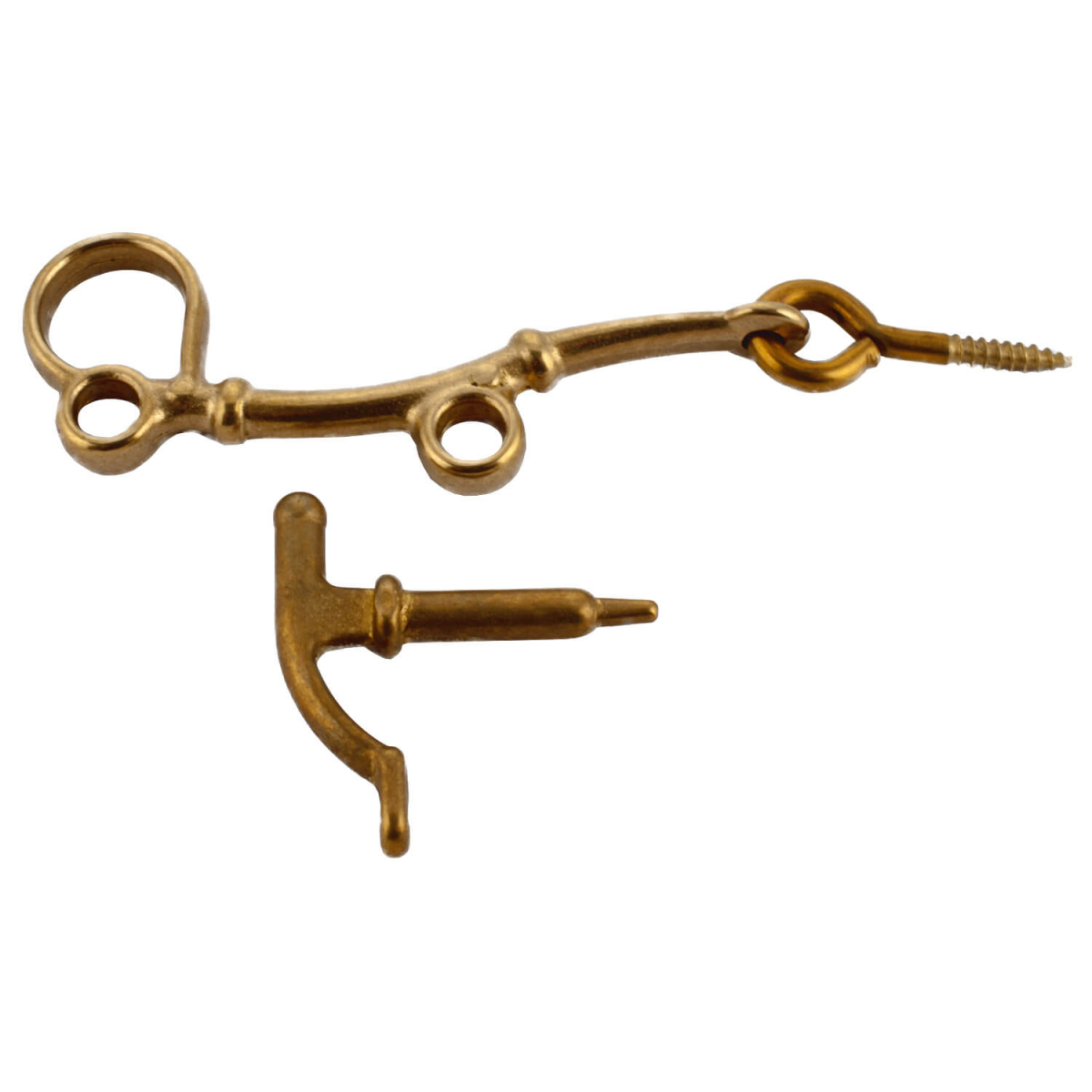 Storm hook 415 brass without paint - Window fittings - VillaHus